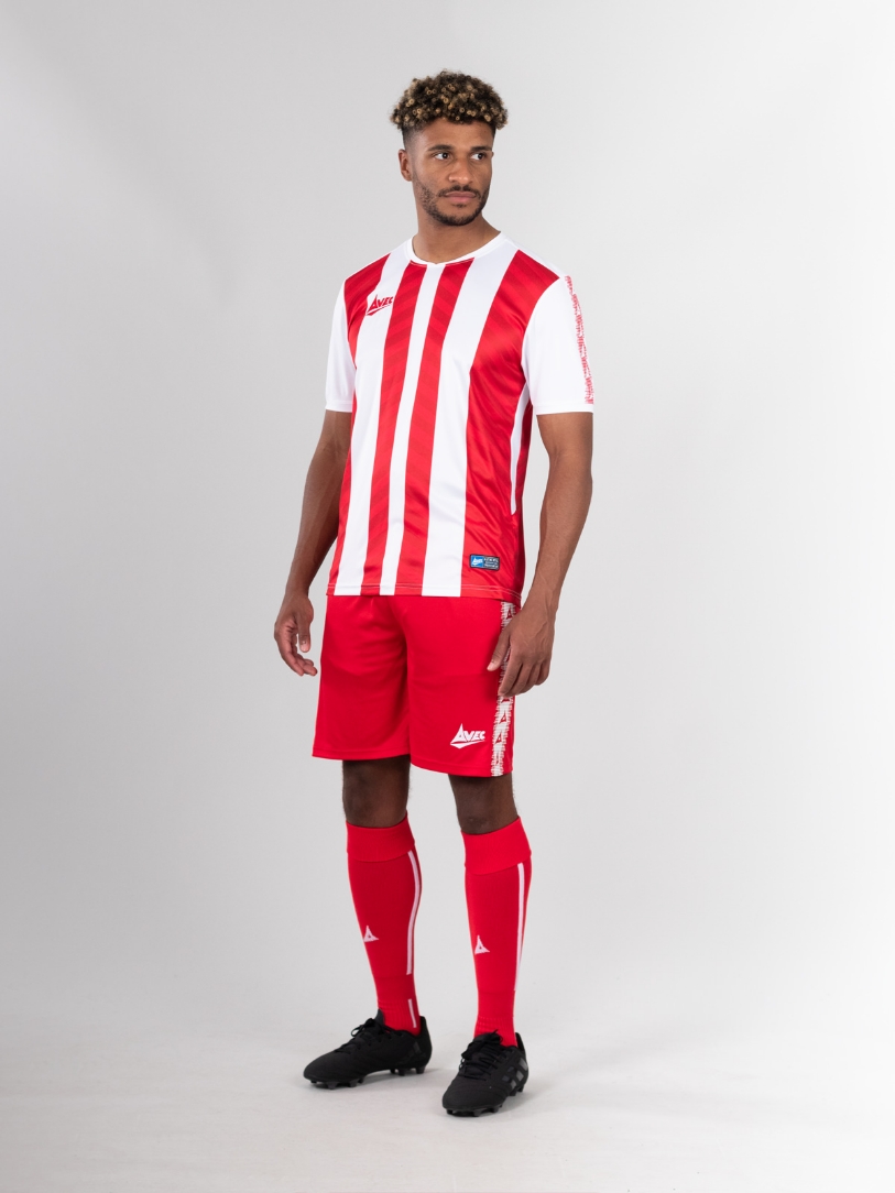 Pro Stripe Jersey | Red & White Striped Jersey | Avec Sport