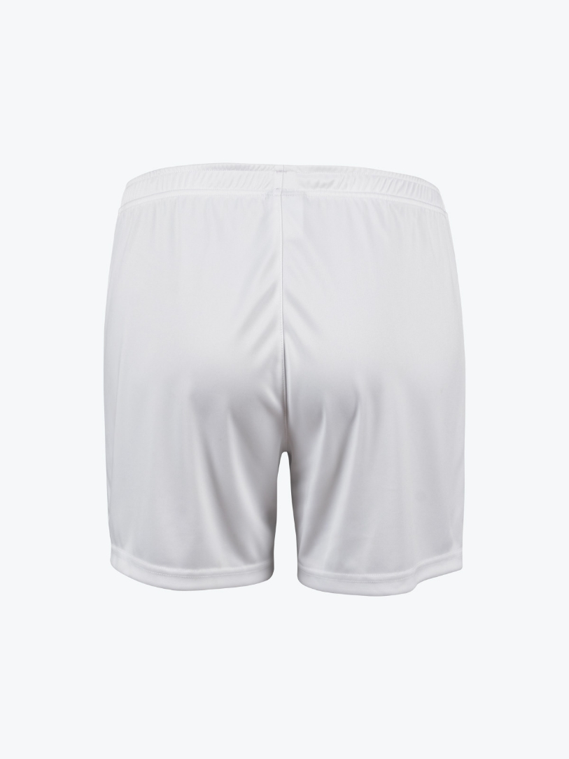 Women's White Sports Shorts | White Team Shorts | Avec Sport
