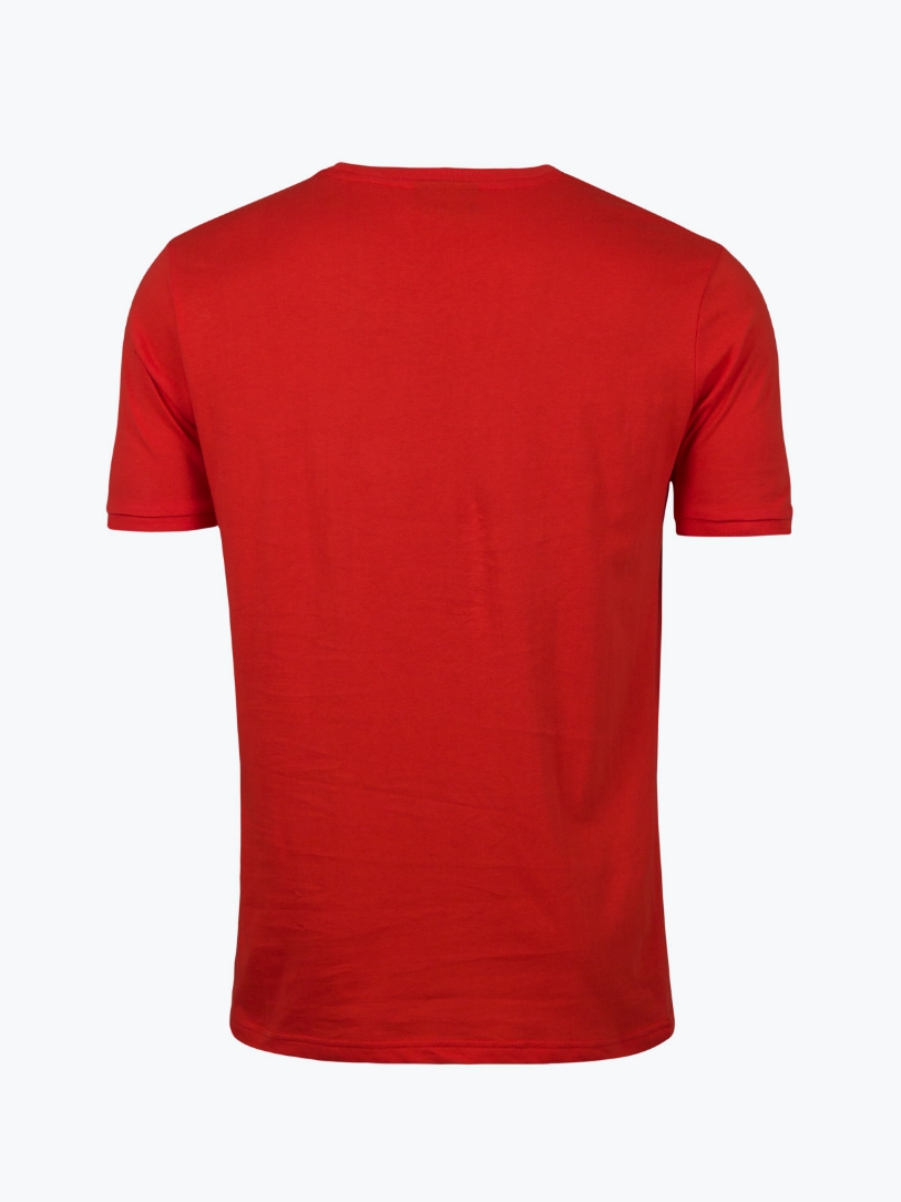Elite Red Sports T-Shirt | Red Crew Neck Top | Avec Sport