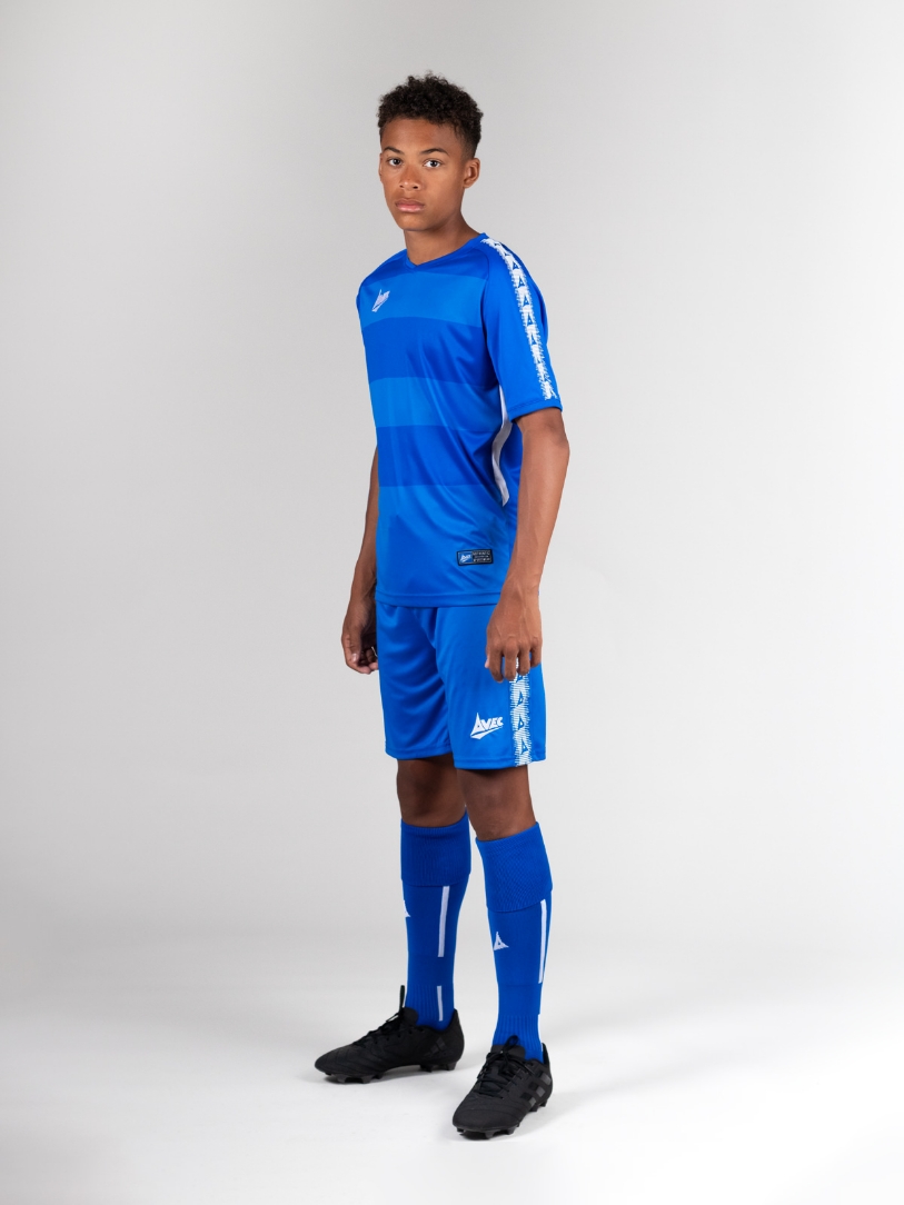 Retro Fade Football Jersey | Blue Football Top | Avec Sport