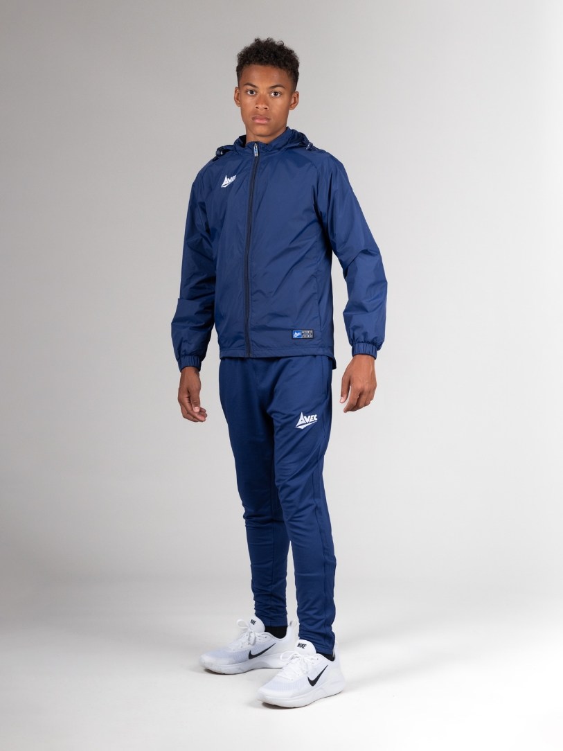 Classic Elite+ Navy Football Rain Jacket | Avec Sport