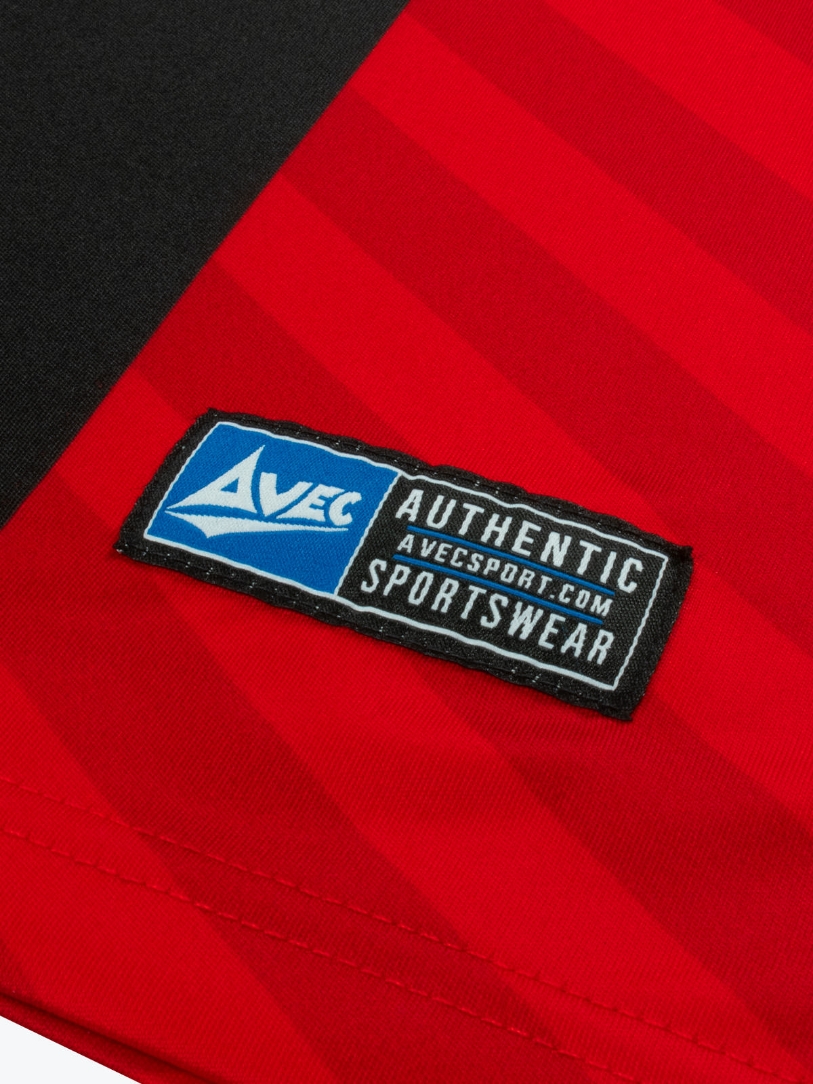 Red & Black Stripe Jersey | Stripe Team Jersey | Avec Sport