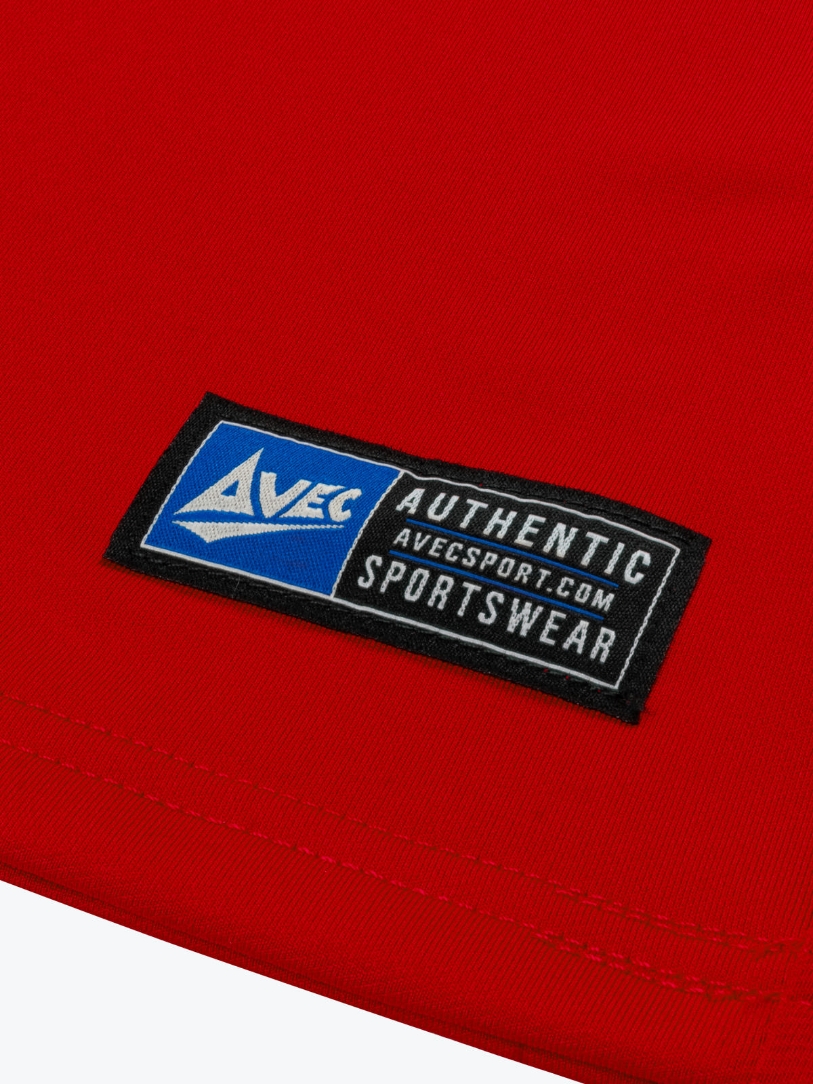 Evolve Tech Red & White 1/4 Zip Top | Avec Sport