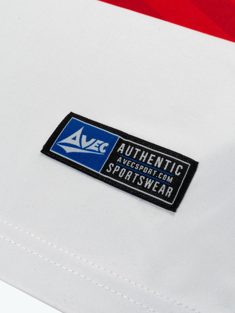 Pro Hoop Red & White Jersey | Avec Sport