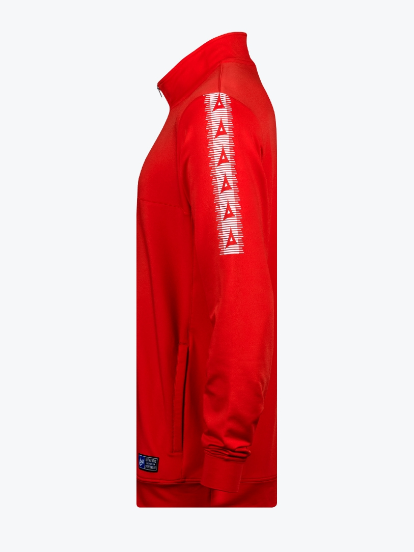 Evolve 1/4 Zip Jacket | Red Zip Sports Jacket | Avec Sport