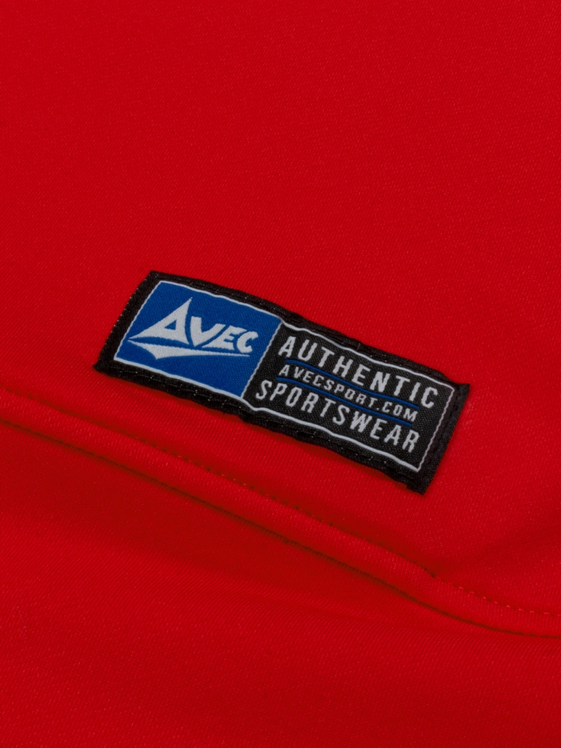 Evolve 1/4 Zip Jacket | Red Zip Sports Jacket | Avec Sport