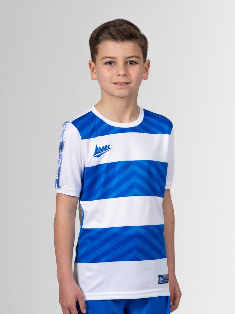 Pro Hoop Blue & White Jersey | Avec Sport