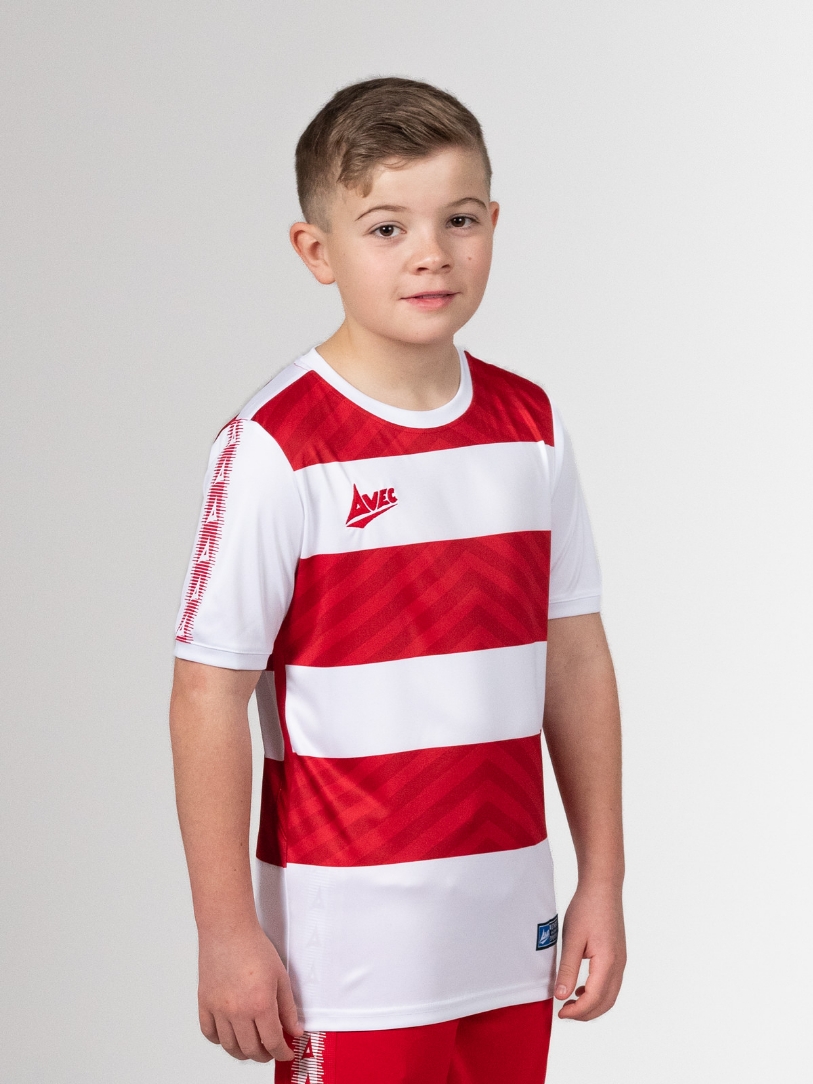 Pro Hoop Red & White Jersey | Avec Sport