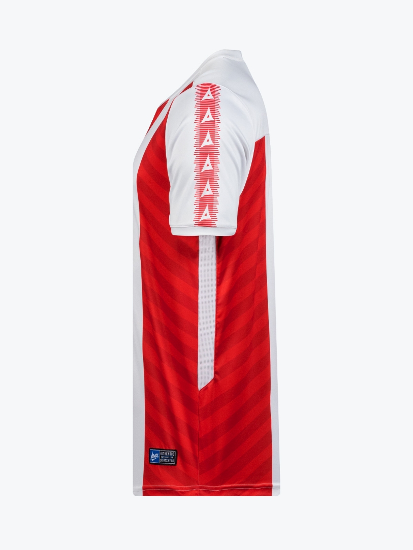 Pro Stripe Jersey | Red & White Striped Jersey | Avec Sport