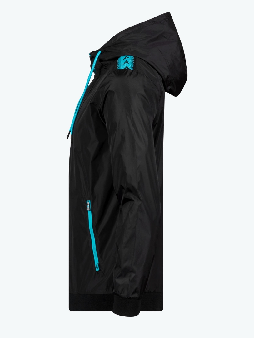 Enigma Black Rain Jacket | Black Training Jacket | Avec Sport