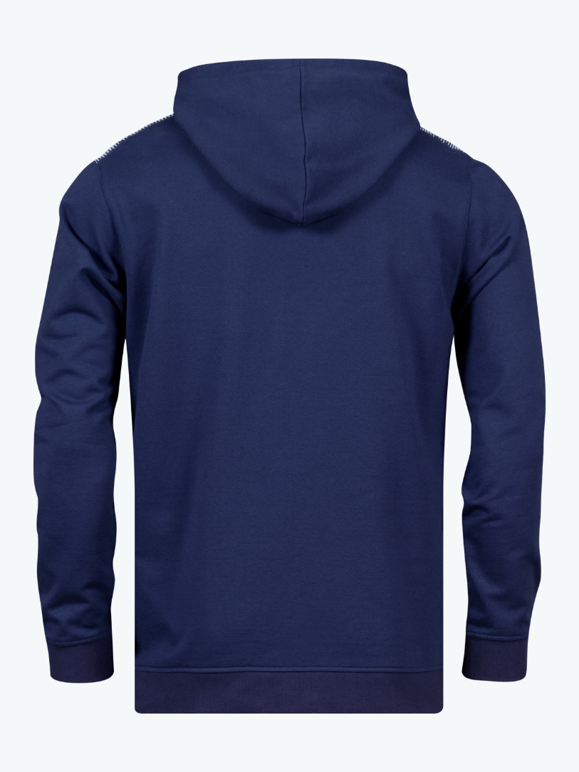 Enigma Navy Fleece Hoodie | Navy Sports Hoodie | Avec Sport