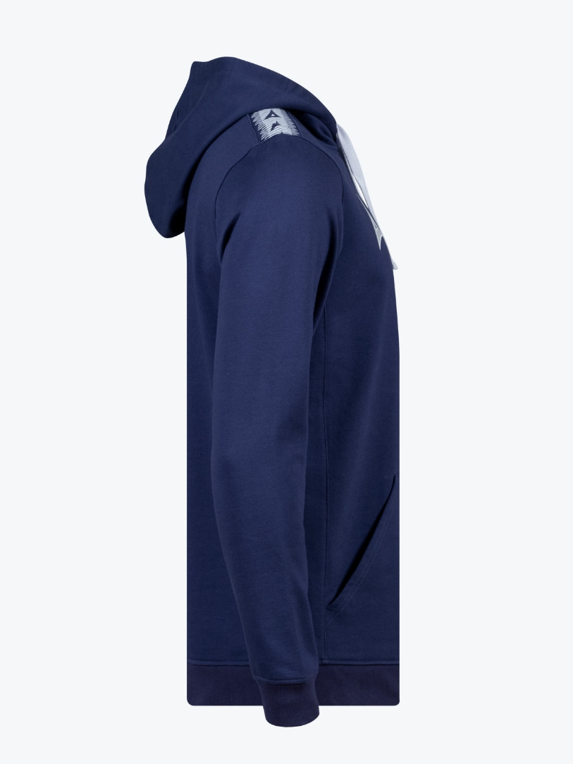 Enigma Navy Fleece Hoodie | Navy Sports Hoodie | Avec Sport
