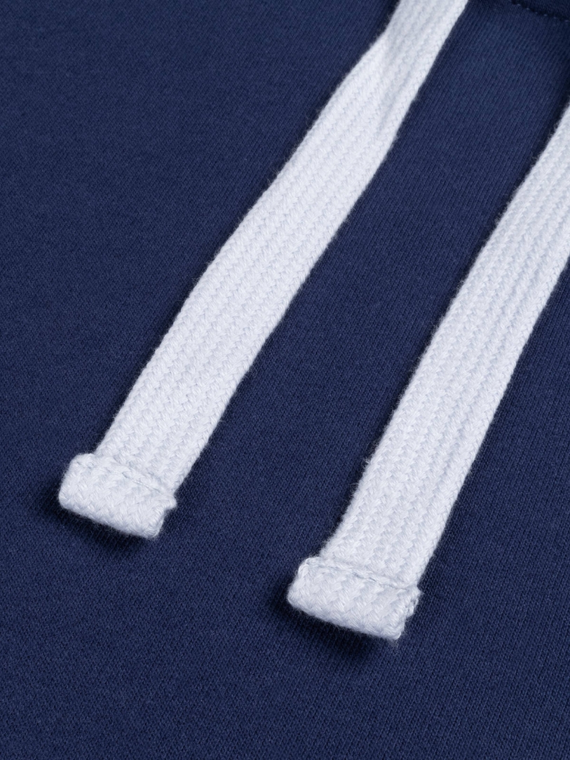 Enigma Navy Fleece Hoodie | Navy Sports Hoodie | Avec Sport