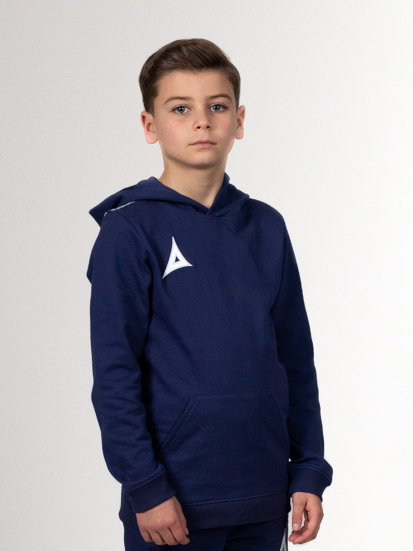Enigma Navy Fleece Hoodie | Navy Sports Hoodie | Avec Sport