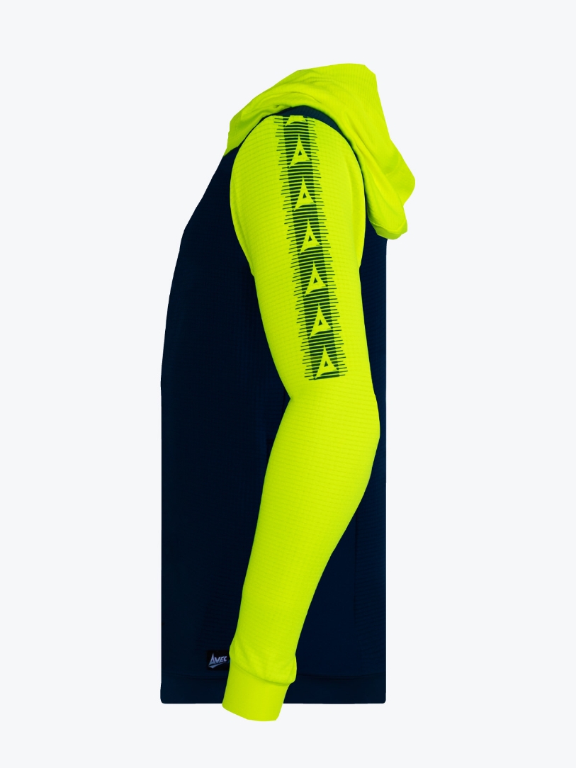 Pro Player FZ Hooded Football Jacket | Navy Blue | Avec Sport