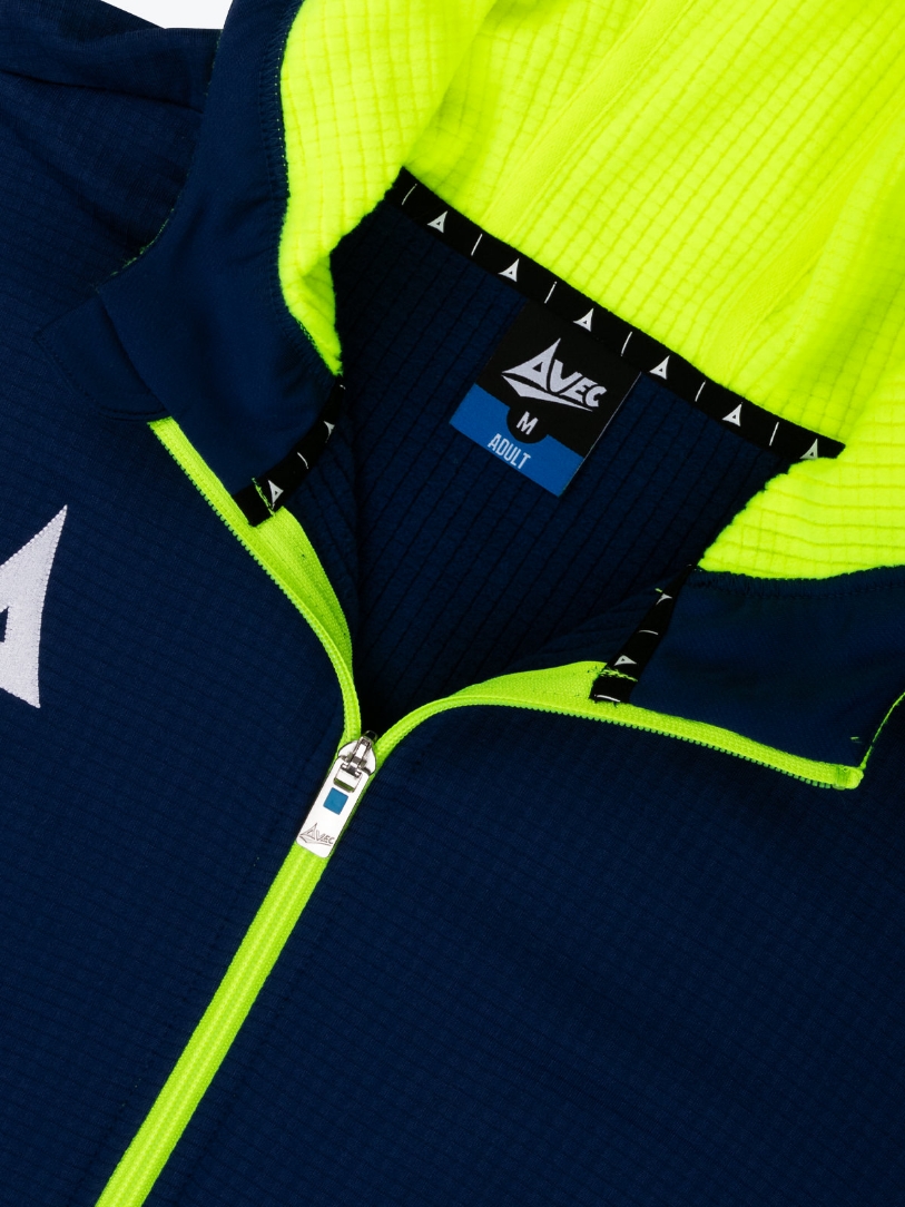 Pro Player FZ Hooded Football Jacket | Navy Blue | Avec Sport