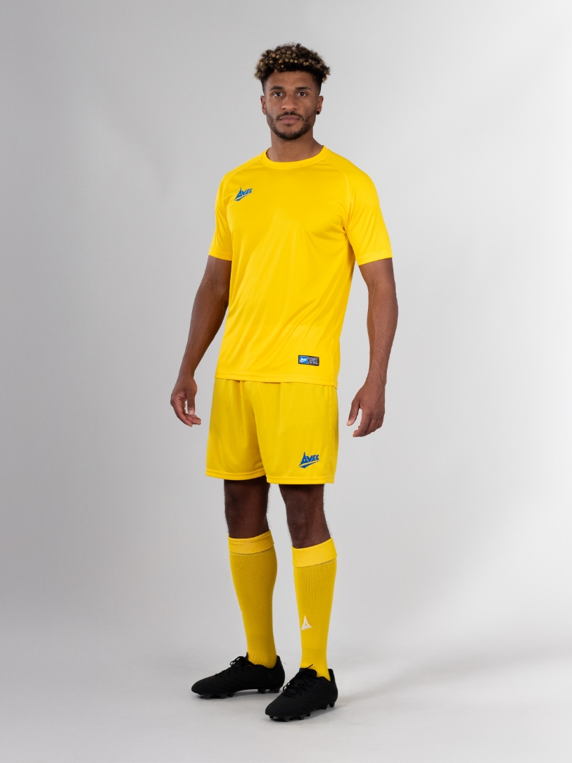 Classic Yellow Football Shorts | Avec Sport
