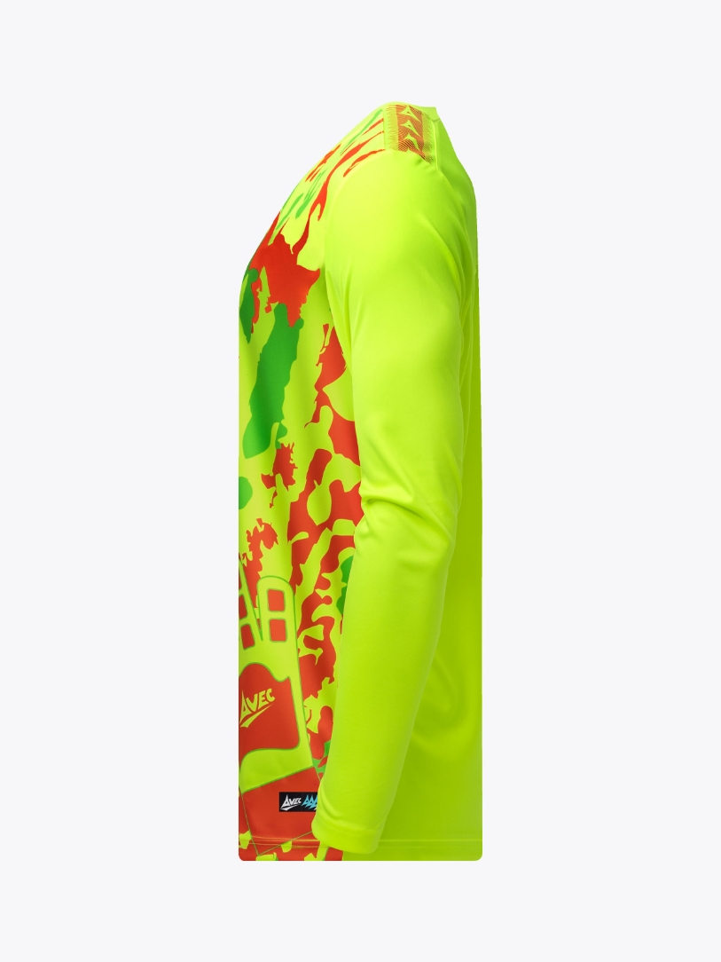 Pro Intent GK Jersey | Neon Yellow Football Top | Avec Sport