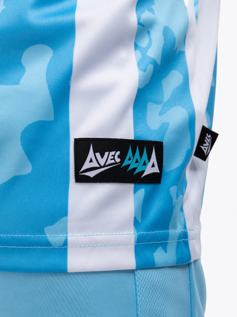 Pro Intent Sky Blue & White Football Top | Avec Sport