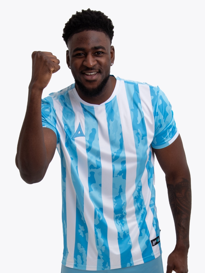 Pro Intent Sky Blue & White Football Top | Avec Sport