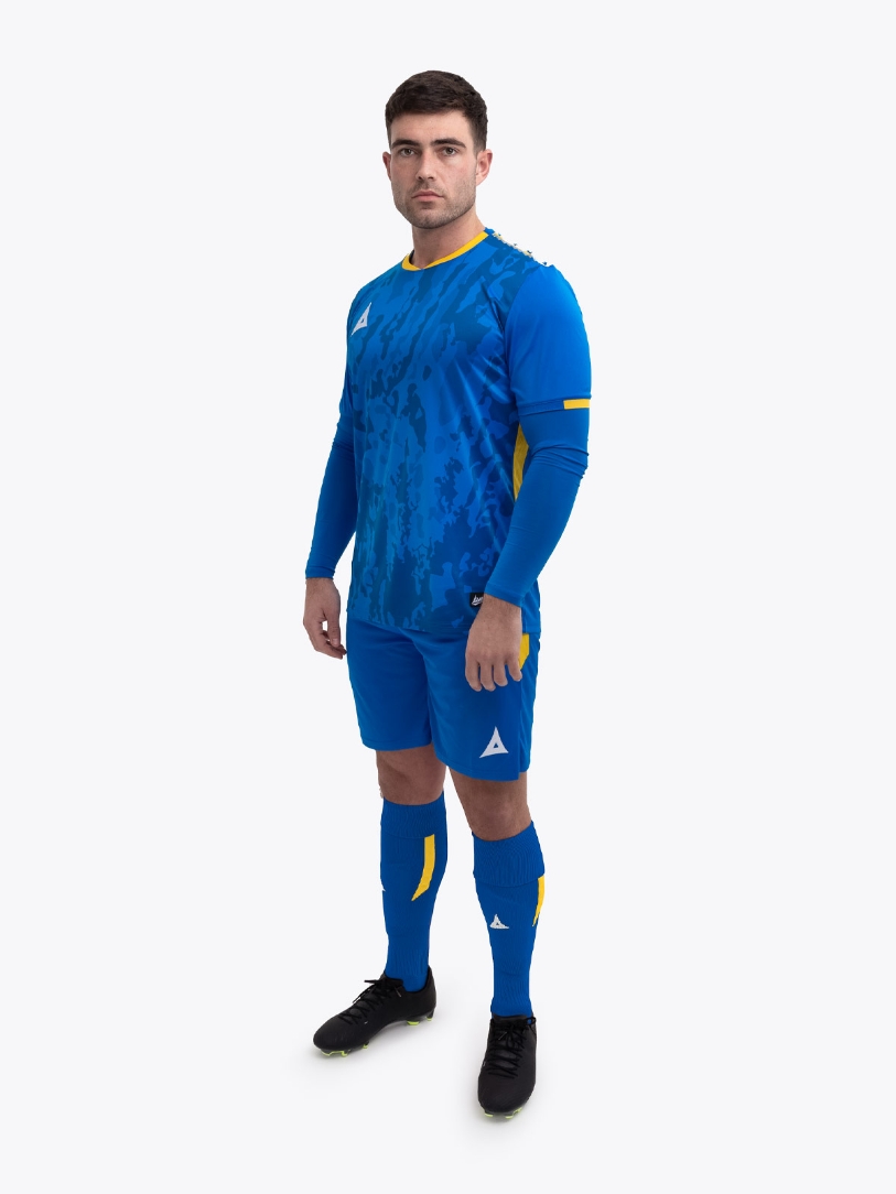 Pro Intent Royal Blue Football Shorts | Avec Sport