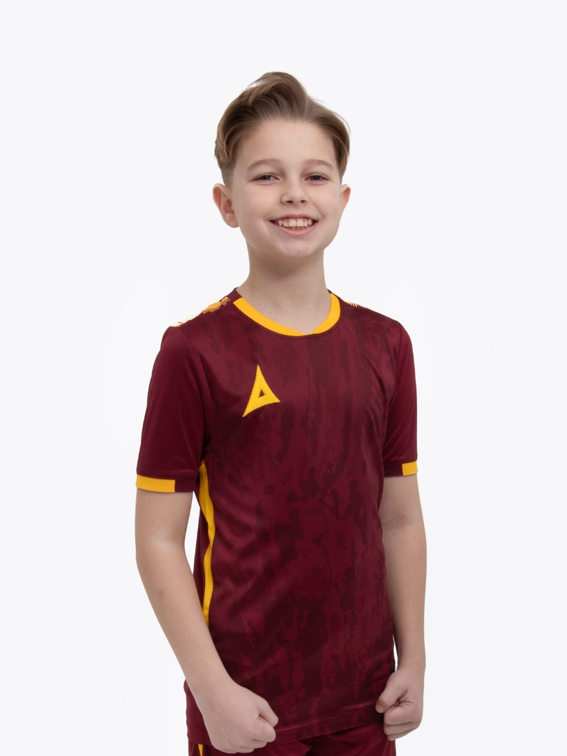 PRO INTENT JERSEY - CLARET/AMBER